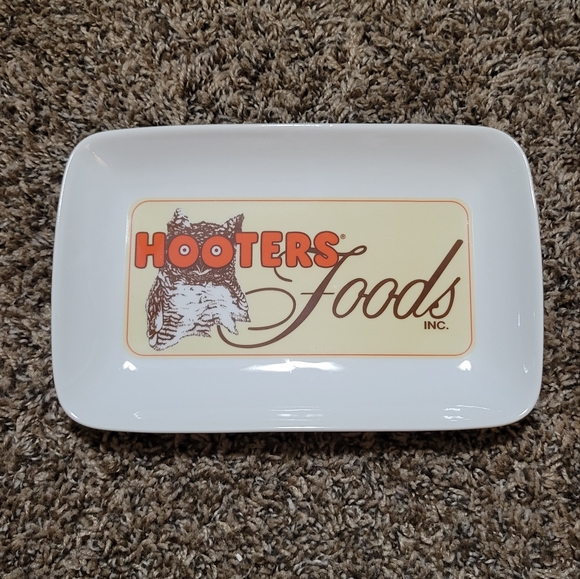 Hooters | Dining | Vtg Hooters Food Inc Wings Serving Tray 9 X 6 | Poshmark